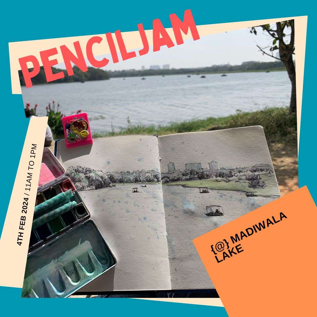 Weekend Jam at Madiwala Lake – Pencil jam