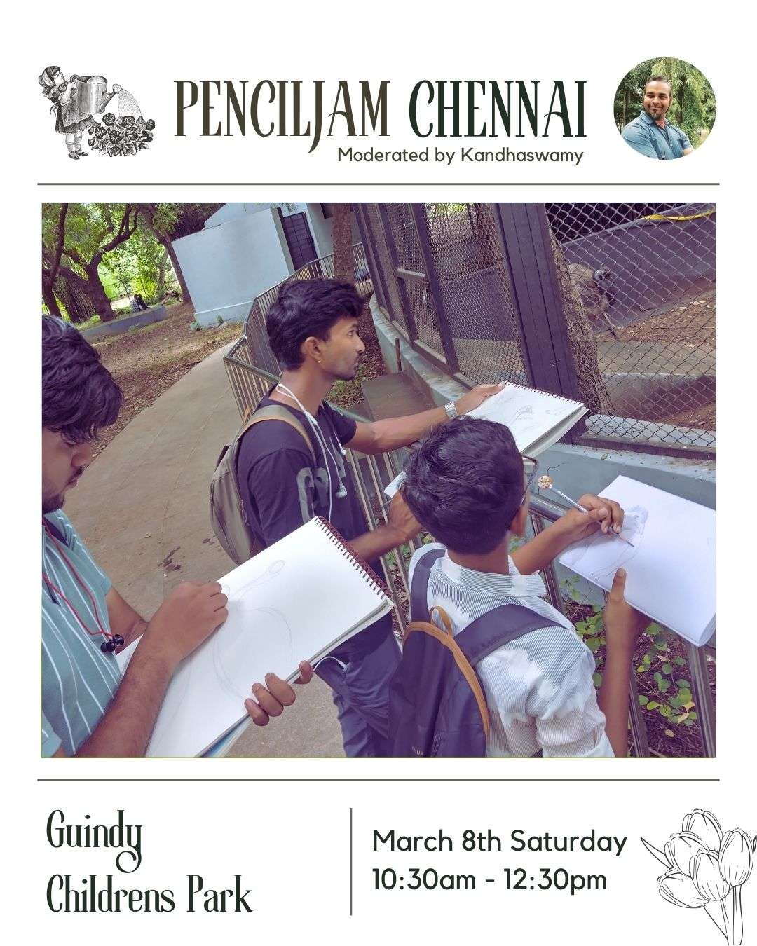 Penciljam Chennai at Guindy Children Park – Pencil jam