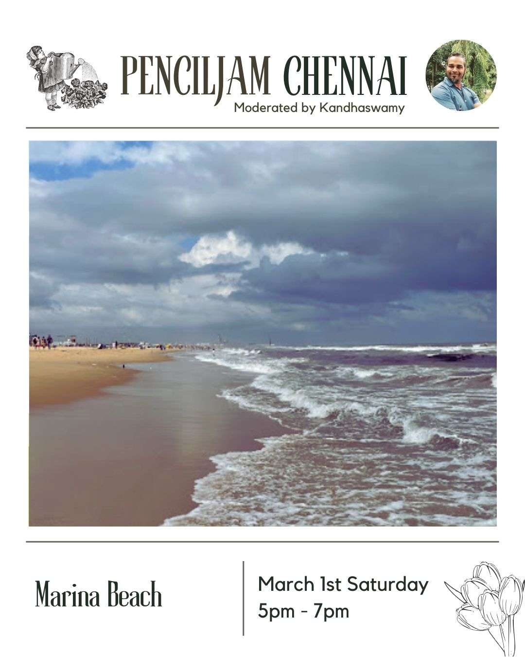 Penciljam Chennai at Marina Beach – Pencil jam