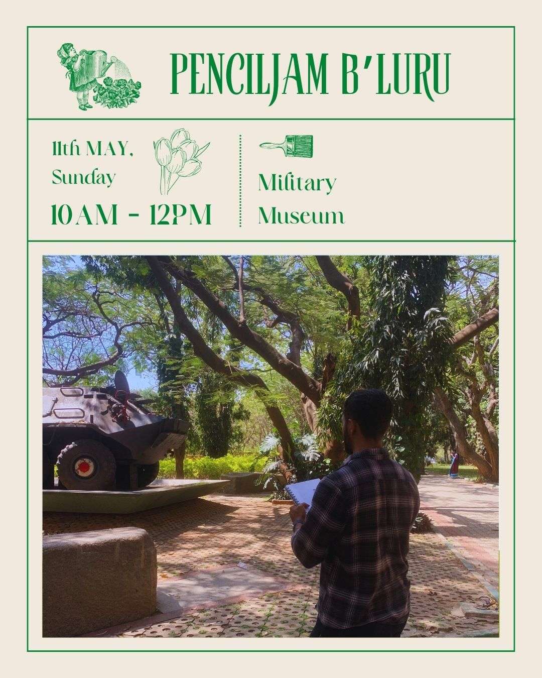 Penciljam Bengaluru at Military Museum – Pencil jam