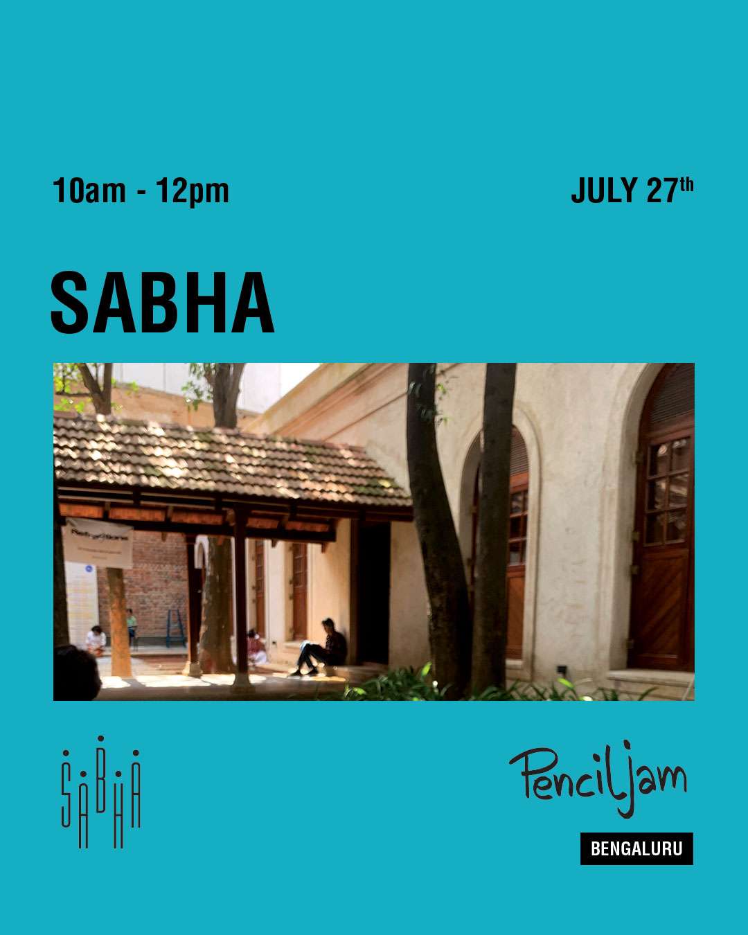 Penciljam Bengaluru at Sabha – Pencil jam
